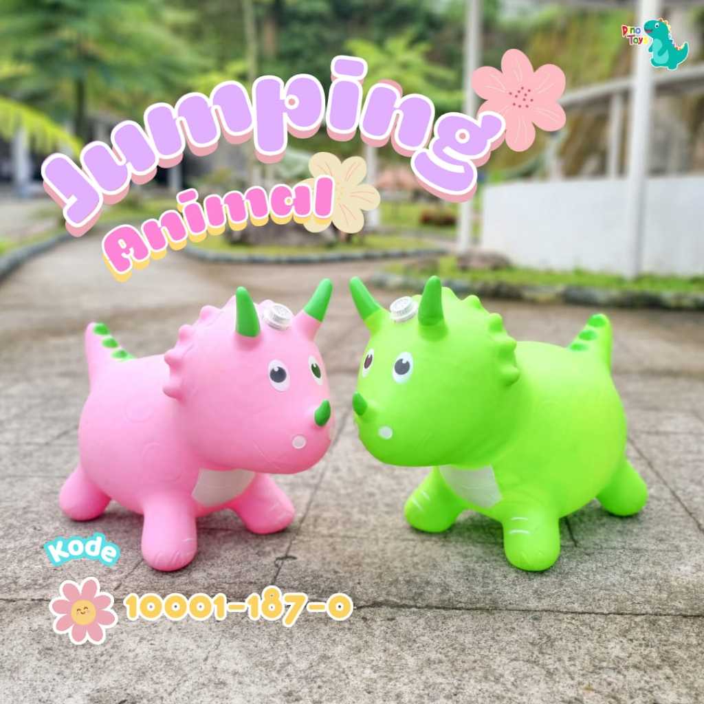 Jual Mainan anak jumping animal binatang karet | Shopee Indonesia