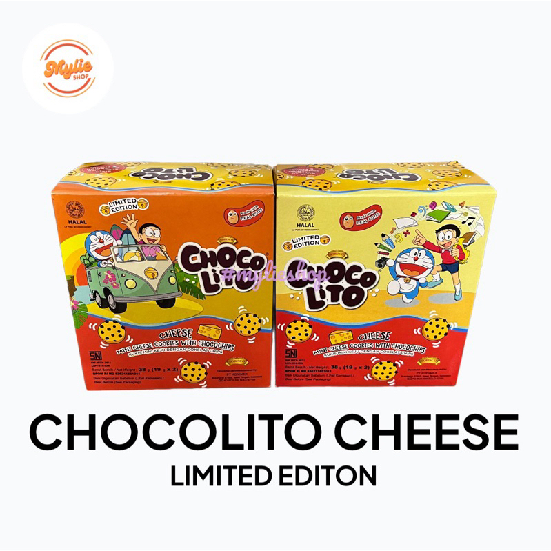 Jual CHOCO LITO MINI COOKIES CHEESE EDISI DORAEMON 2x19GR | Shopee ...
