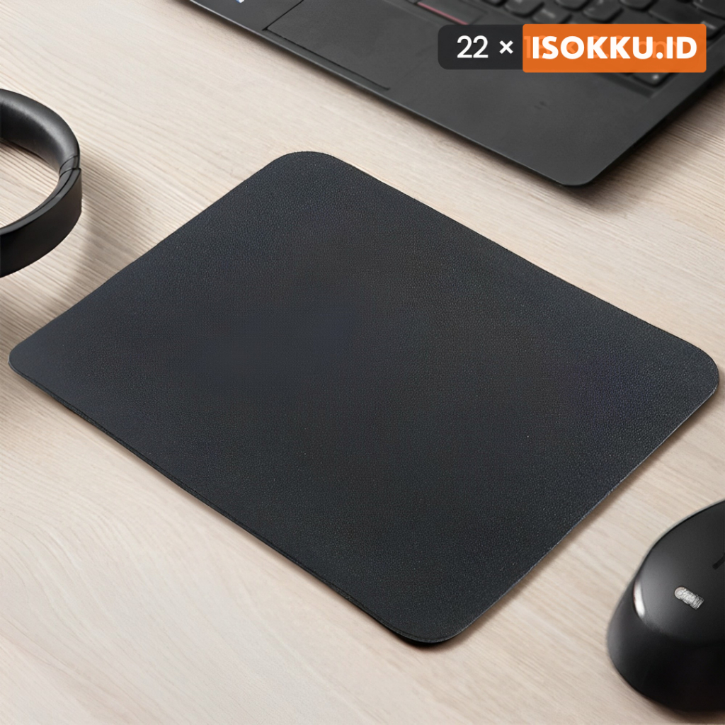 Jual Mouse Pad Anti Selip Alas Untuk Mouse Pad Hitam Polos | Shopee ...