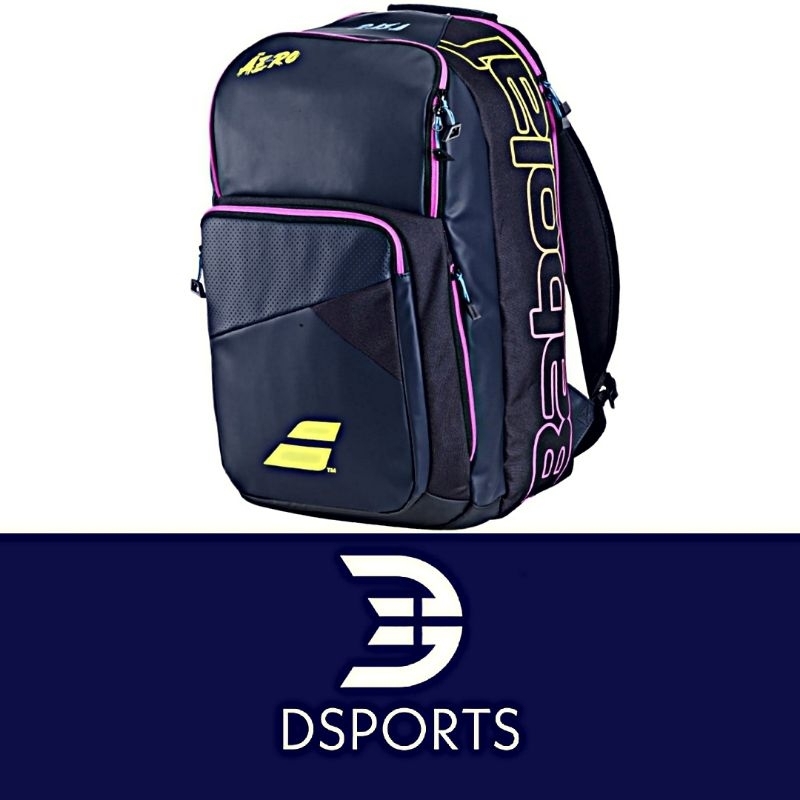 Jual Babolat Pure Aero Rafa 2023 Purple Back Pack Tas ( Tennis Backpack ...