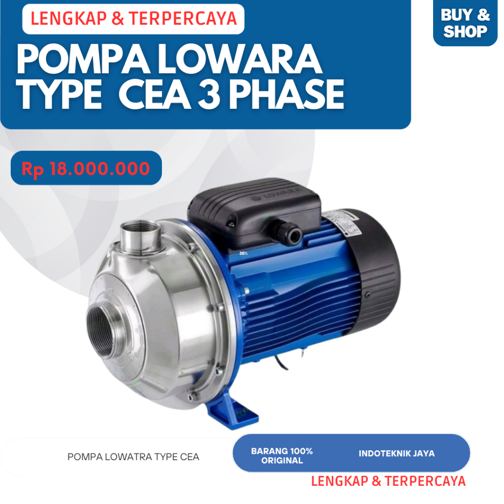 Jual POMPA LOWARA THREE PHASE VERSION | Shopee Indonesia