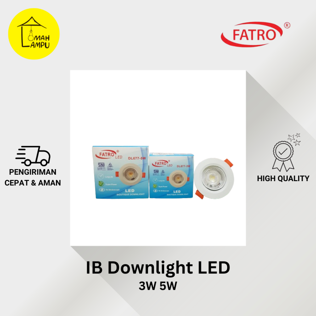 Jual Fatro Downlight LED Spotlight 3W 5W | Shopee Indonesia