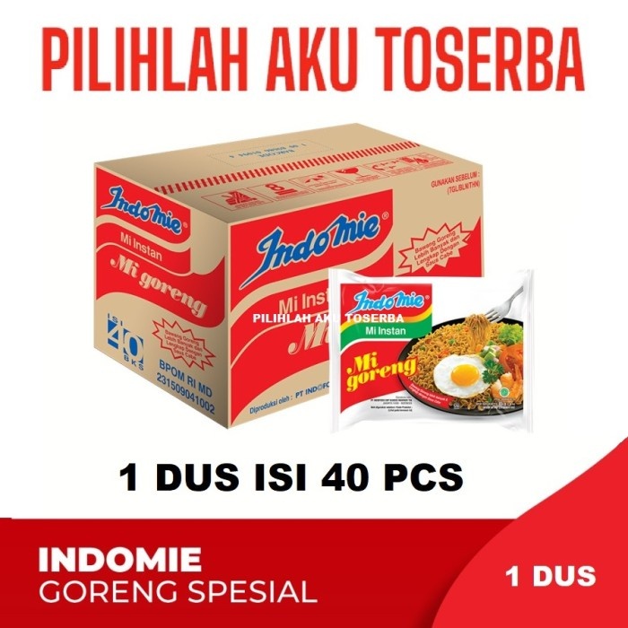 Jual Mie Instant INDOMIE GORENG SPESIAL - ( Harga 1 DUS ) | Shopee ...