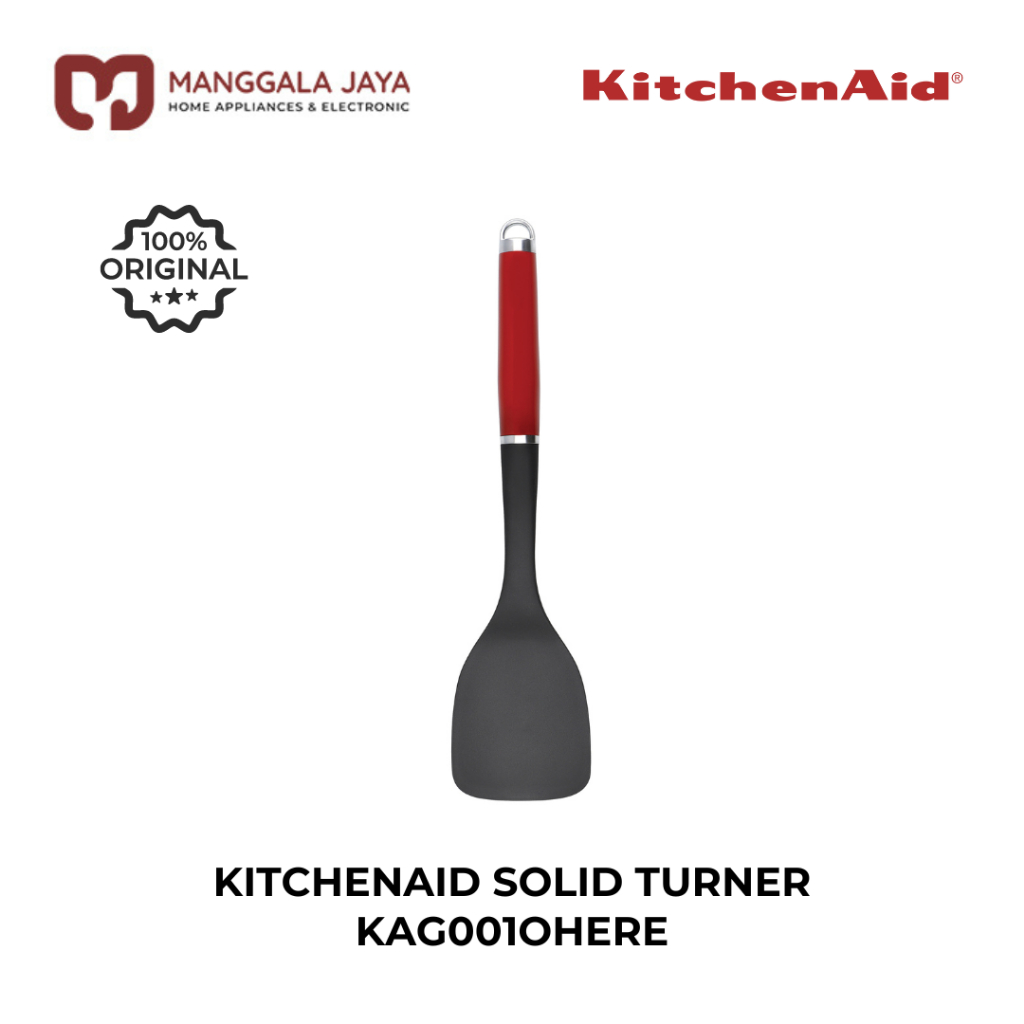 Jual KitchenAid Solid Turner Empire Red KAG001OHERE Sutil Spatula | Shopee Indonesia