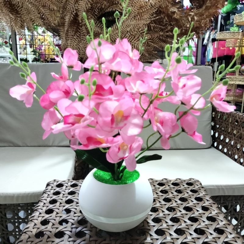 Jual BUNGA ANGGREK RIMBUN ARTIFICIAL DEKORASI MEJA | Shopee Indonesia