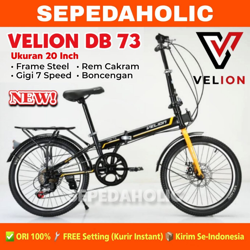 Jual Sepeda Lipat Anak Dewasa VELION DB73 DB 73 / PHOENIX 2026 2022 VT ...