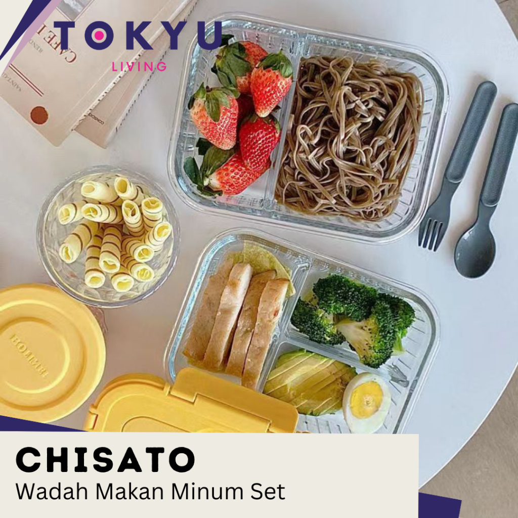 Jual TOKYU - CHISATO Bento Box Set Food Minimalis Tempat Makanan ...