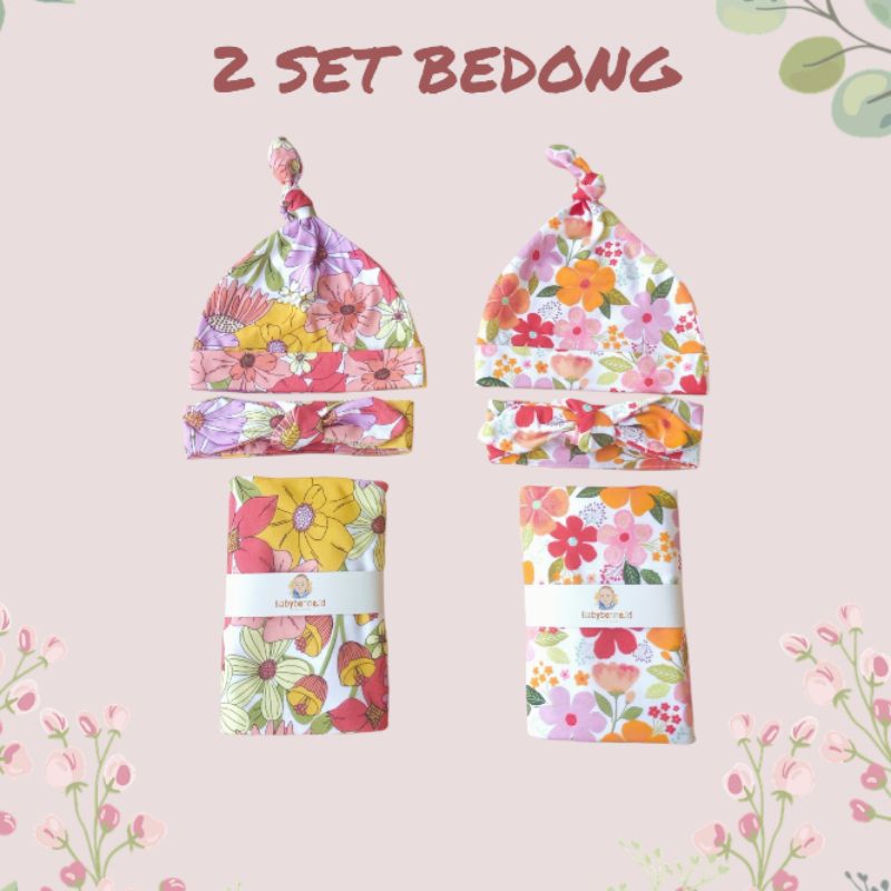 Jual Babybenne - 2 SET Bedong Bayi/Swaddle Baby Double series A ...