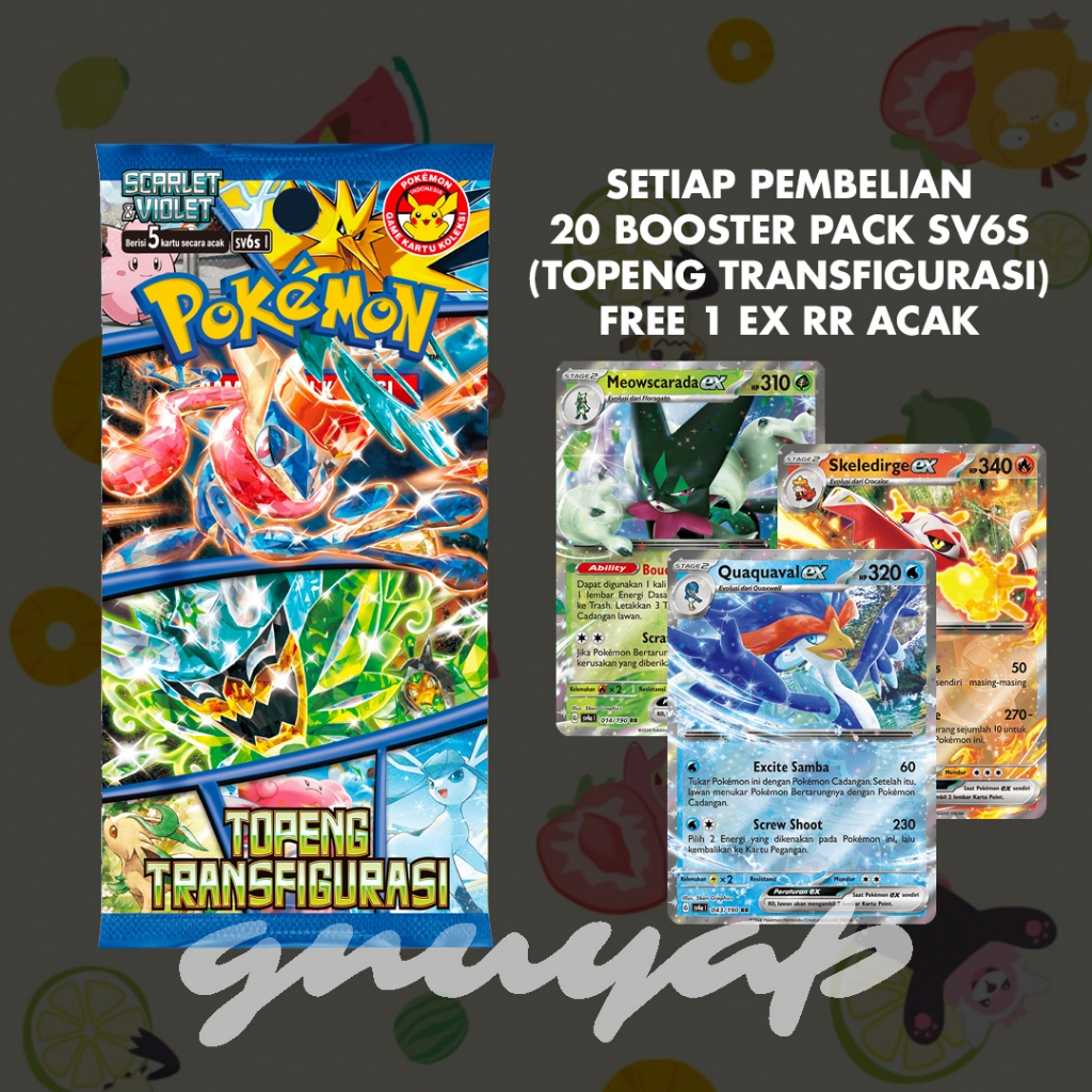 Jual topeng transfigurasi SV6S mask of change crimson haze booster pack pokemon tcg indonesia ...