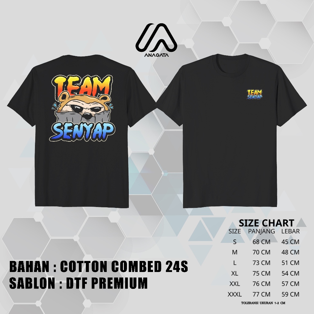 Jual Kaos team senyap Anagata Tshirt | Shopee Indonesia