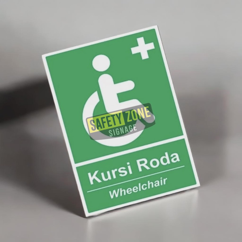 Jual Sign K3 Sticker Kursi Roda/wheelchair | Shopee Indonesia