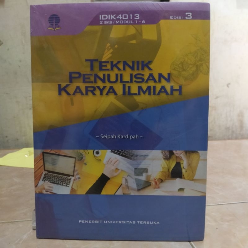 Jual TEKNIK PENULISAN KARYA ILMIAH EDISI 3 BY UT ORIGINAL | Shopee ...