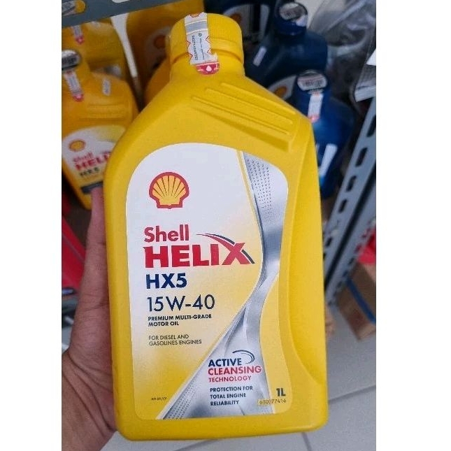 Jual Shell Helix HX5 15W-40 Original | Shopee Indonesia