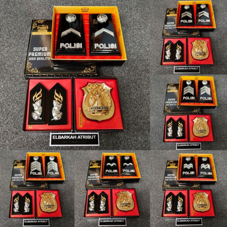 Jual ART I27P PANGKAT BRIGADIR BRIGPOL Satu Paket Hemat Pangkat Polisi ...