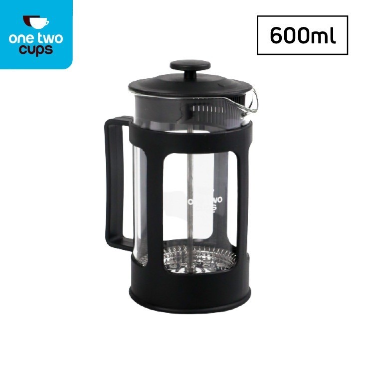 Jual One Two Cups French Press Plunger Coffee Maker Pot 600ML | Shopee ...