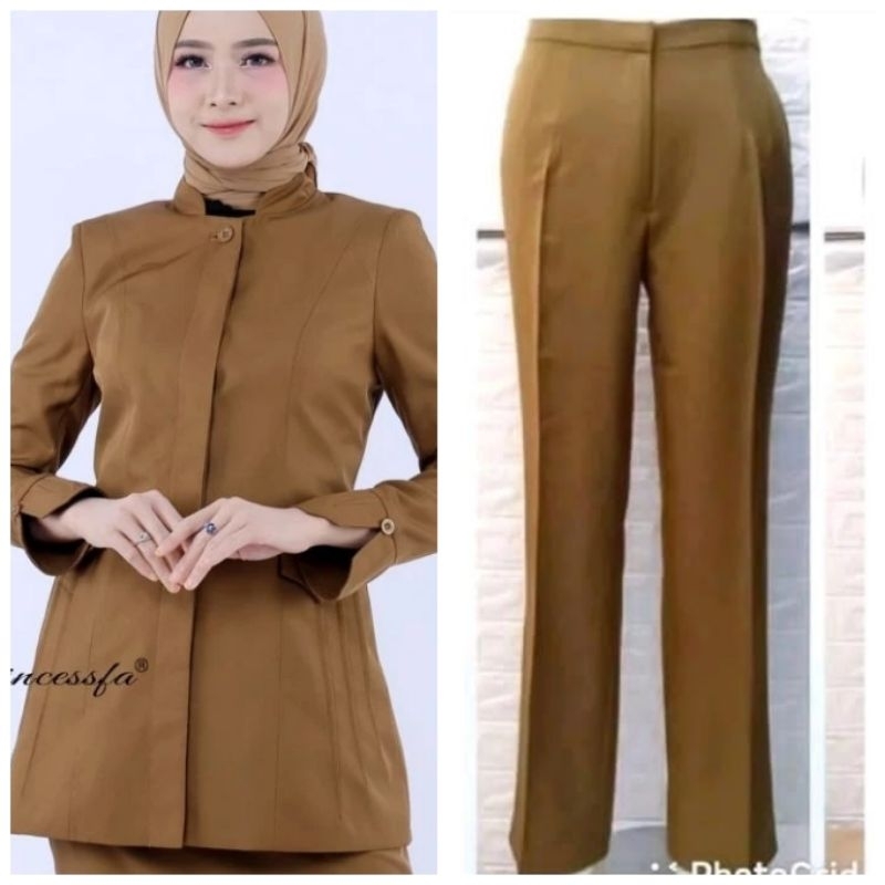 Jual Seragam Princessfa Baju Dinas PNS,ASN,GURU,Seragam Kheki Tua ...