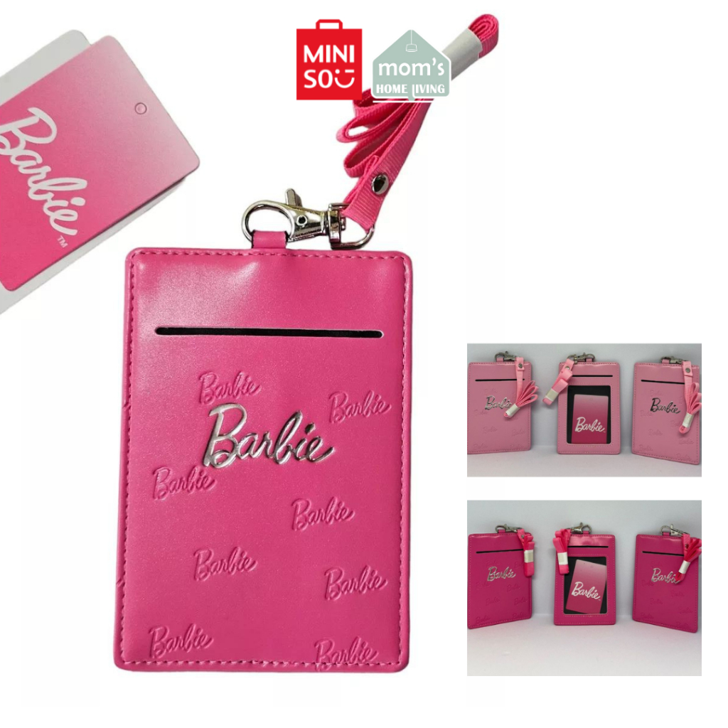 Jual MINISO Barbie special edition Card Holder Pink Minion Tas ...