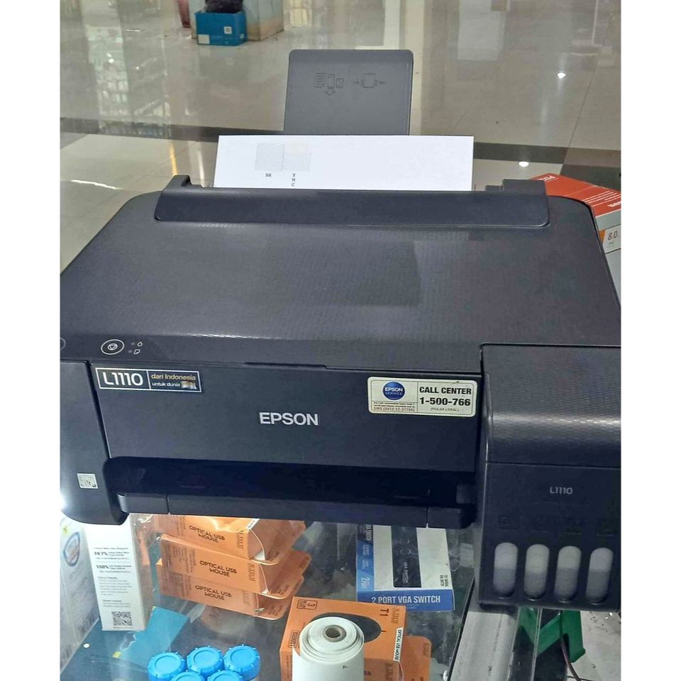 Jual printer bekas epson L1110 print only siap pakai | Shopee Indonesia