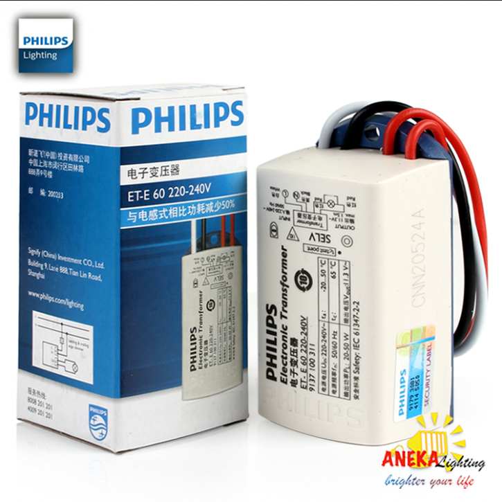 Jual Philips Travo LED 60W ETE 60W untuk LED AC 12V | Shopee Indonesia