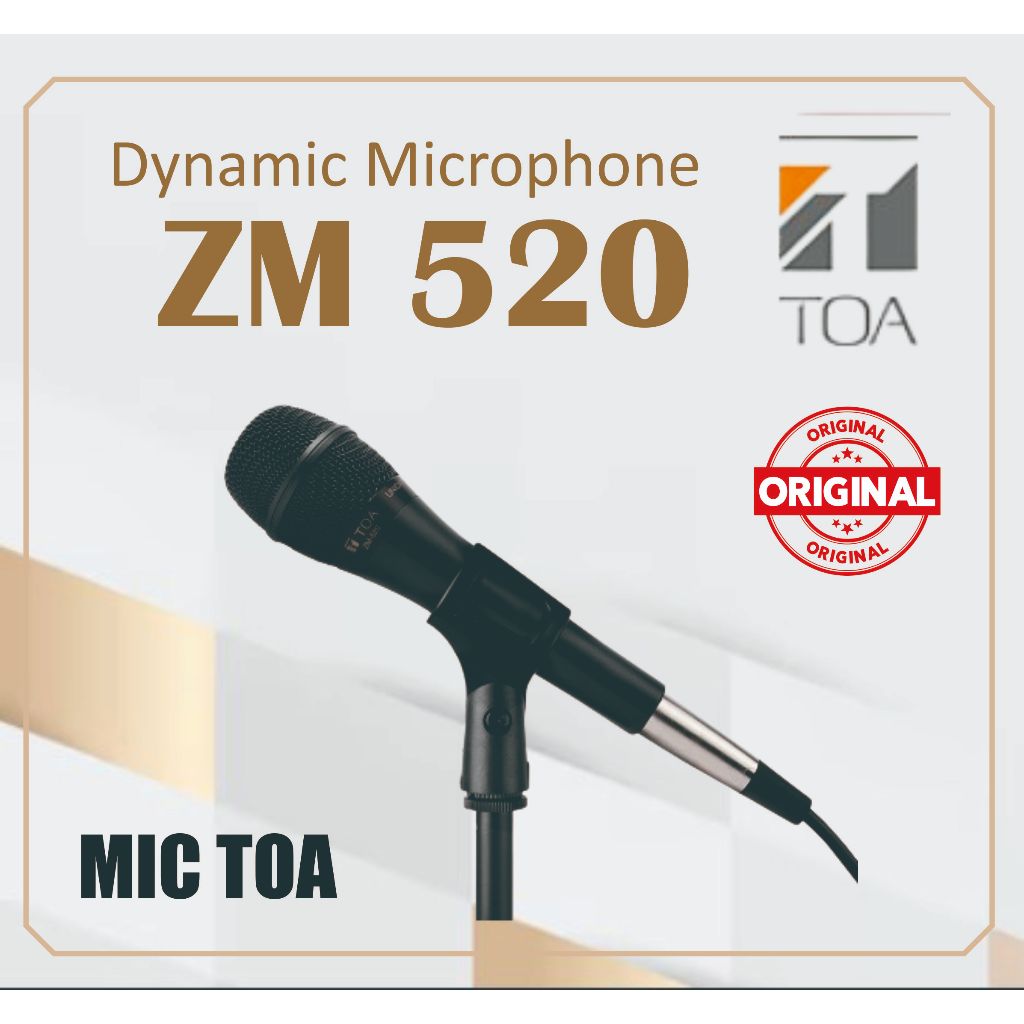 Jual Mic TOA ZM520 ZM 520 ZM-520 Mik Microphone Toa Jogja Original Kabel For Ampli Horn Speaker ...