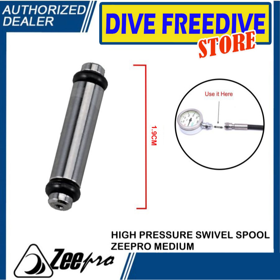 Jual HP High Pressure Swivel Air Spool Zeepro Medium for SPG Console ...