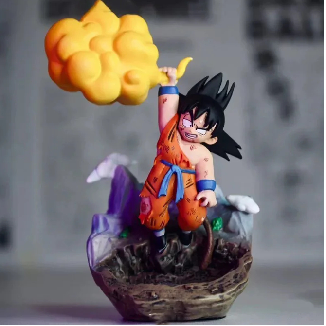 Jual Kid Goku Awan Kinton Action Figure Dragon Ball Small Size 10Cm ...