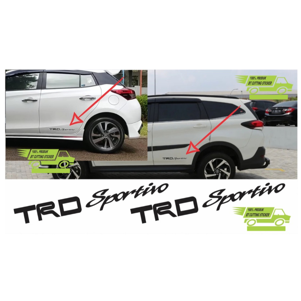 Jual sticker trd sportivo polos sticker trd sticker mobil yaris sticker ...