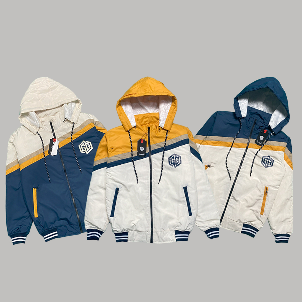 Jual JUMPSHOT Jaket Windbreaker Pria Wanita Kombinasi Warna Colorblock ...