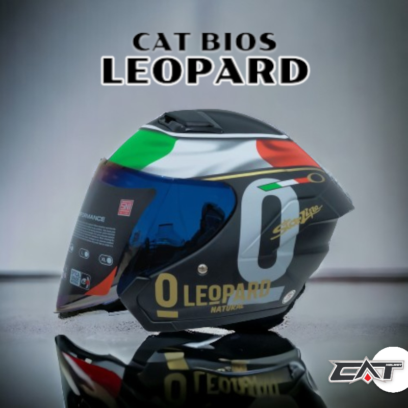 Jual HELM CAT/DAY BIOS LEOPARD TERBARU SNI | Shopee Indonesia