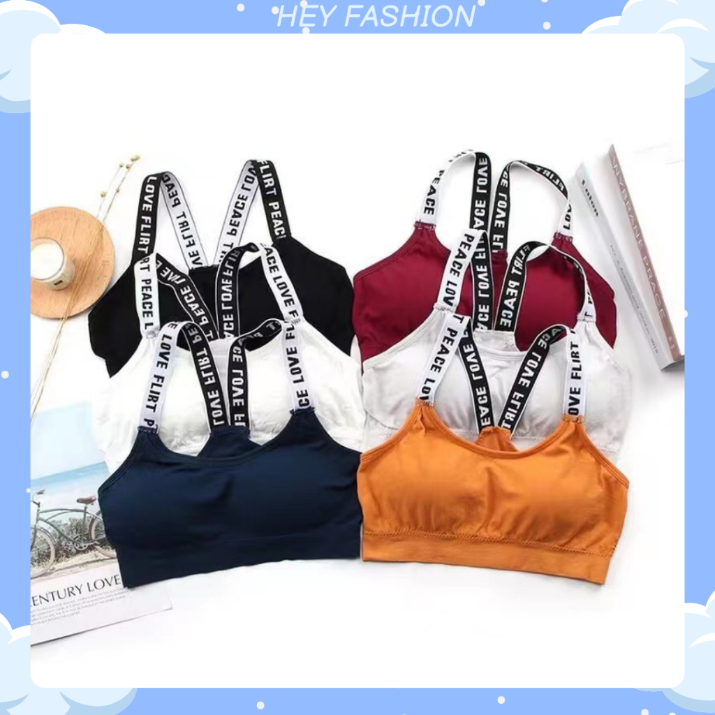 Jual HF~BR015 SPORT BRA BH WANITA KEKINIAN BRA OLAHRAGA BH GYM FITNES ...