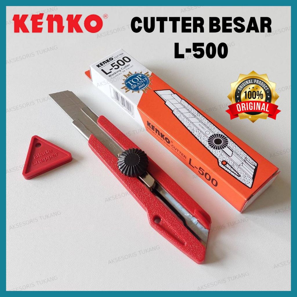 Jual Cutter Besar Kenko L500 / Pisau Cutter Besar Kenko L-500 Original ...
