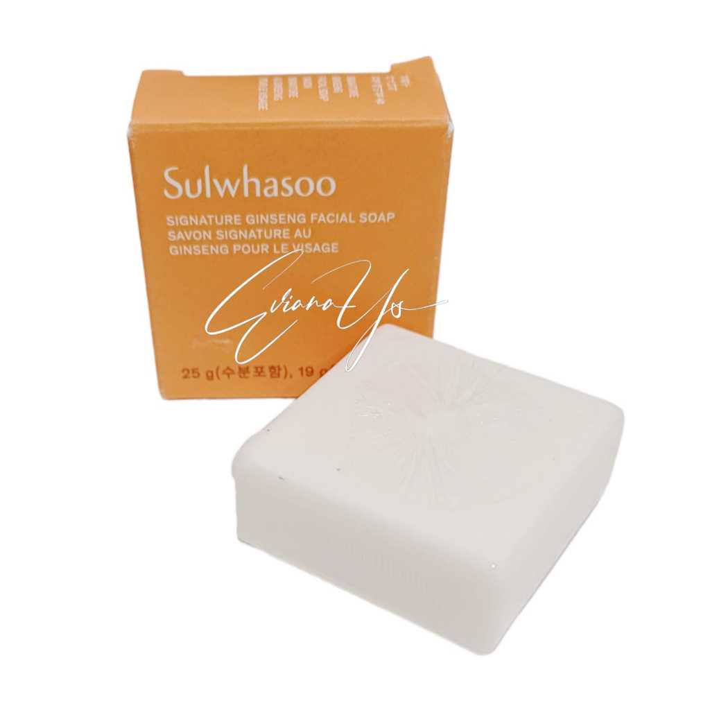 Jual Sulwhasoo Signature Ginseng Facial Soap 25g | Shopee Indonesia