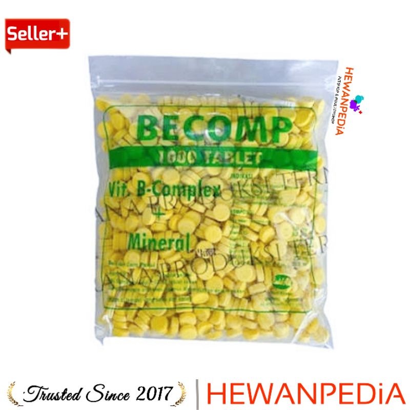 Jual BECOMP 1000 TABLET RAID ALL hewanpedia - Vitamin B Kompleks Hewan ...