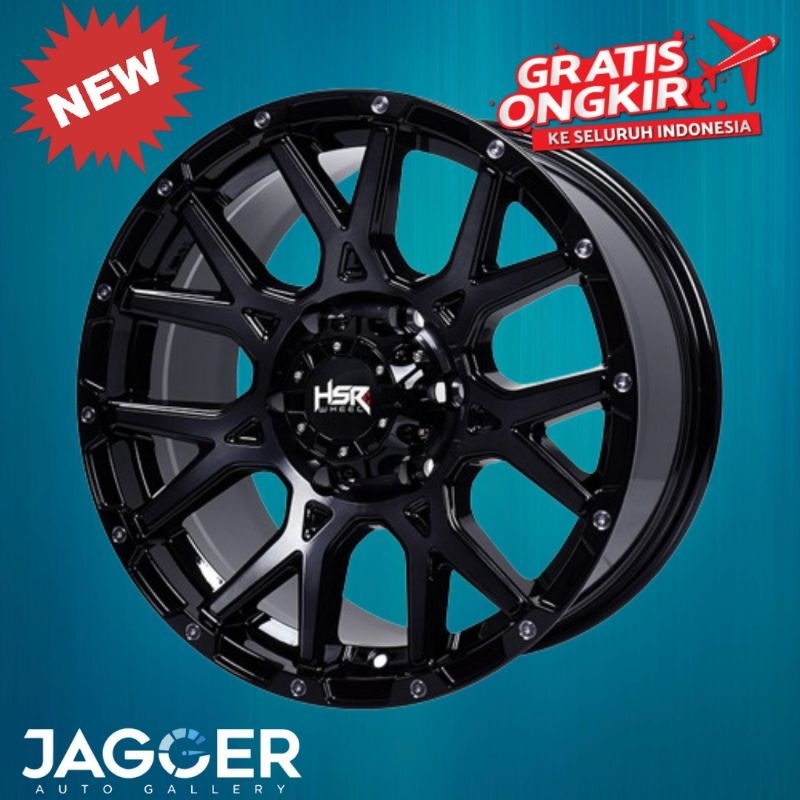 Jual Velg pajero fortuner ring 17 pcd 6x139,7 hsr wheel tipe goto r17 | Shopee Indonesia