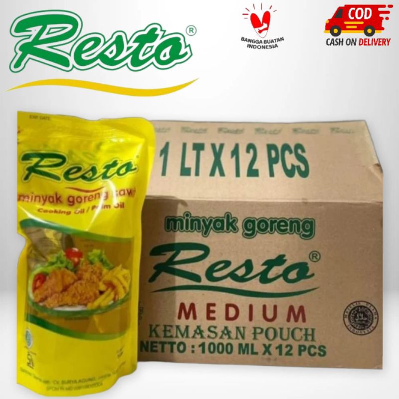 Jual Minyak Goreng Resto 1 Liter 1 Dus / Resto 1 Liter 1 Dus | Shopee ...