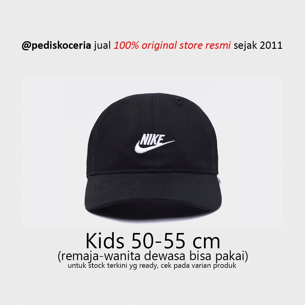 Jual Topi Nike Youth Cap Emboss Logo Original 100% Resmi | Shopee Indonesia