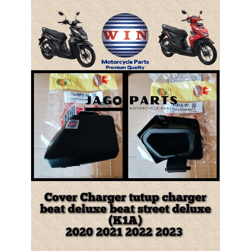 Jual Cover charger tutup charger honda beat esp deluxe beat street ...