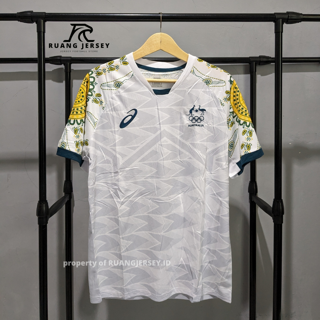 Jual Jersey Sepak Bola Australia 2024 Olympics Pria Dewasa | Shopee ...