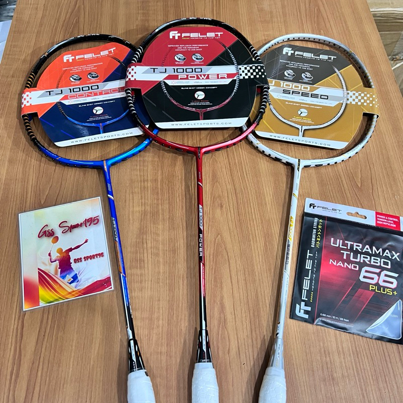 Jual RAKET BADMINTON BULU TANGKIS FELET TJ POWER 1000 | Shopee Indonesia