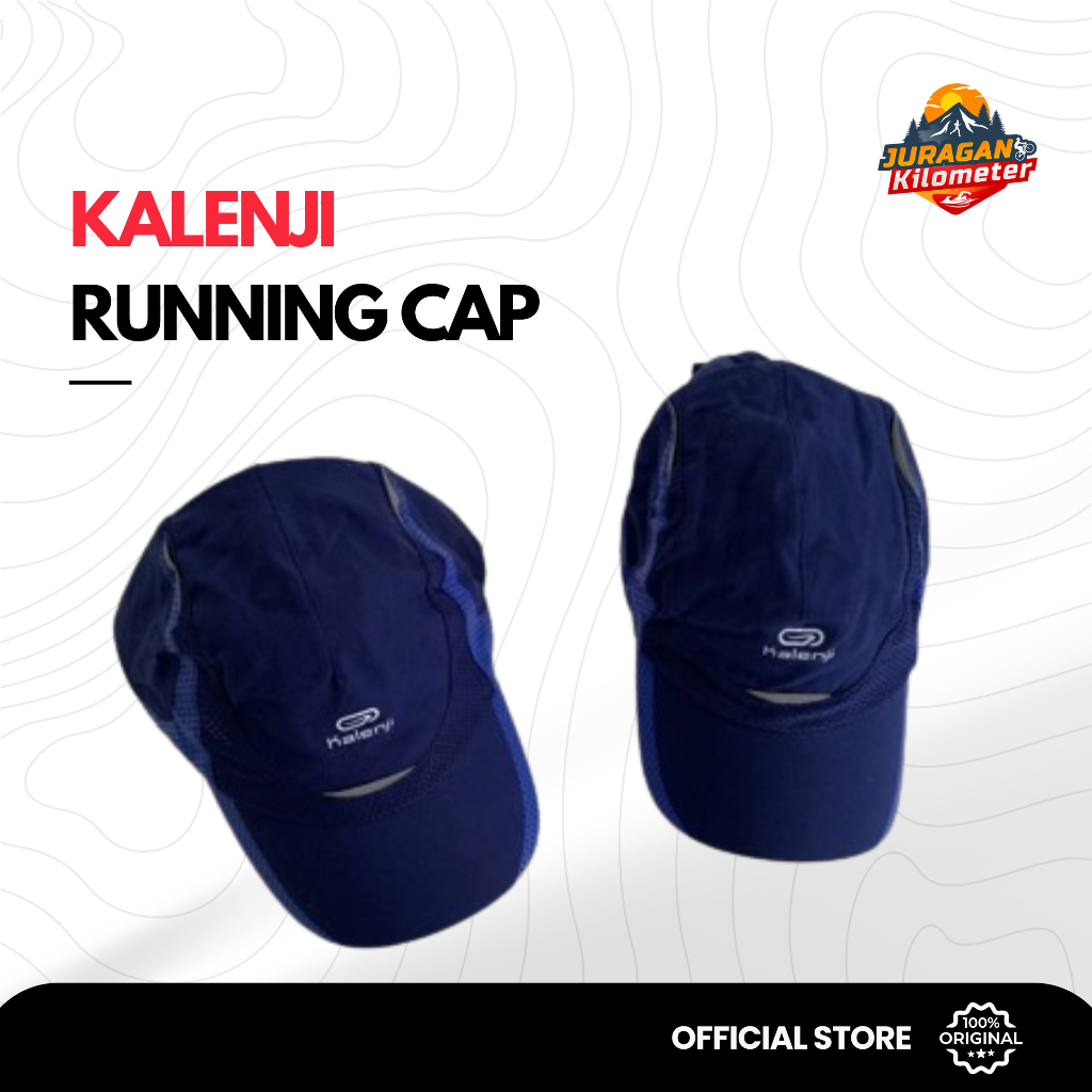 Jual Kalenji Cap Blue Junior | Topi Running | Shopee Indonesia