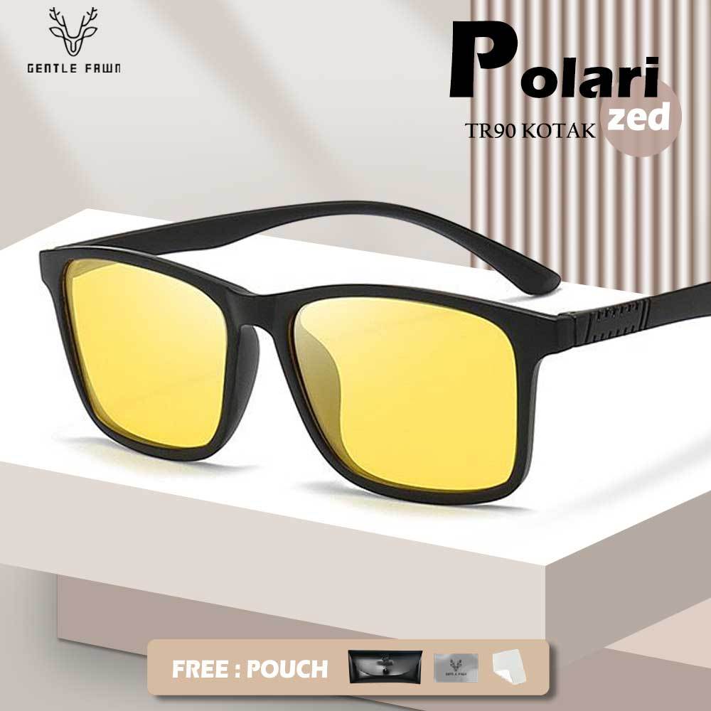 Jual Gentle Fawn Kacamata Lensa Night Vision Night Drive Bahan TR90 ...
