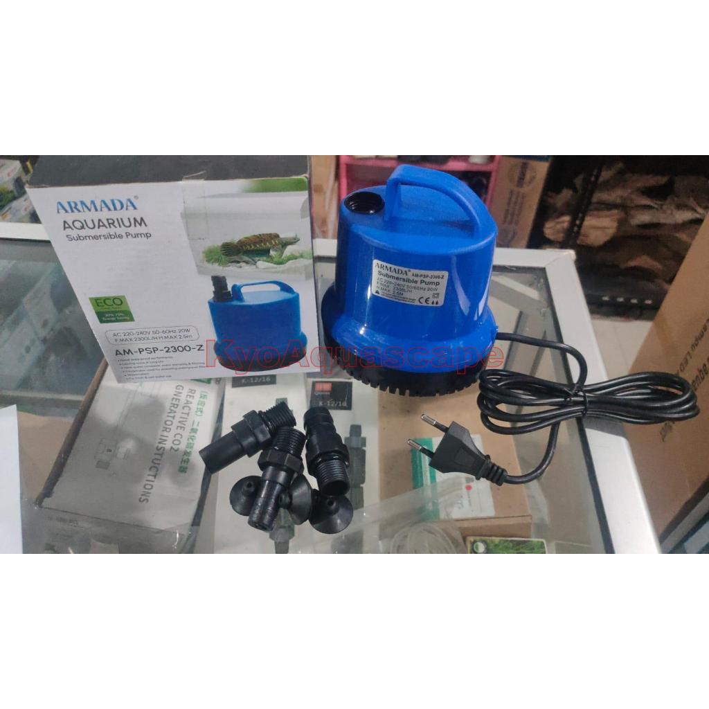 Jual ARMADA POMPA AIR CELUP AQUARIUM 20 W PSP 2300 Z PSP-2300Z KOLAM ...