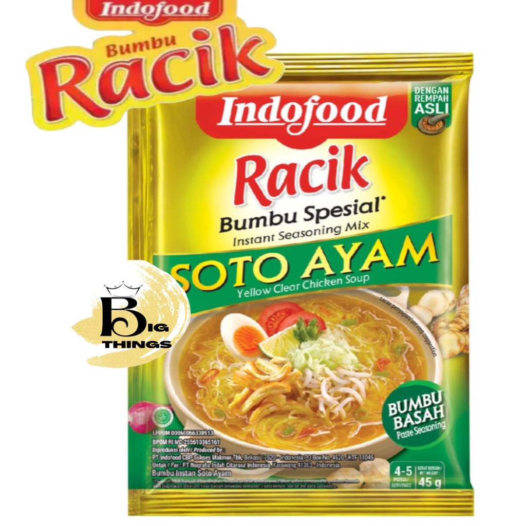 Jual RACIK INDOFOOD BUMBU SPECIAL SOTO AYAM 45gr | Shopee Indonesia