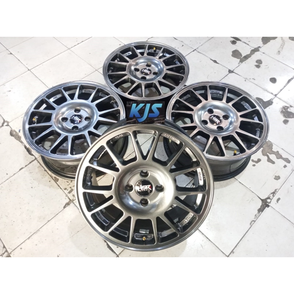 Jual Velg Racing Bekas Ring 16 HSR FE02 Pcd 4x100 R16 Buat Sigra Calya Vios Jazz Yaris Raize ...