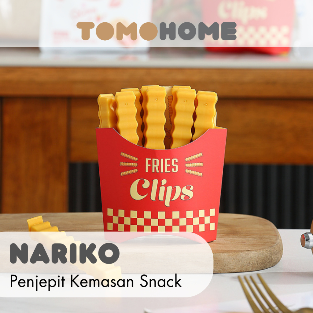 Jual TOMO - NARIKO Penjepit Plastik Makanan Klip Bungkus Snack Tempel ...