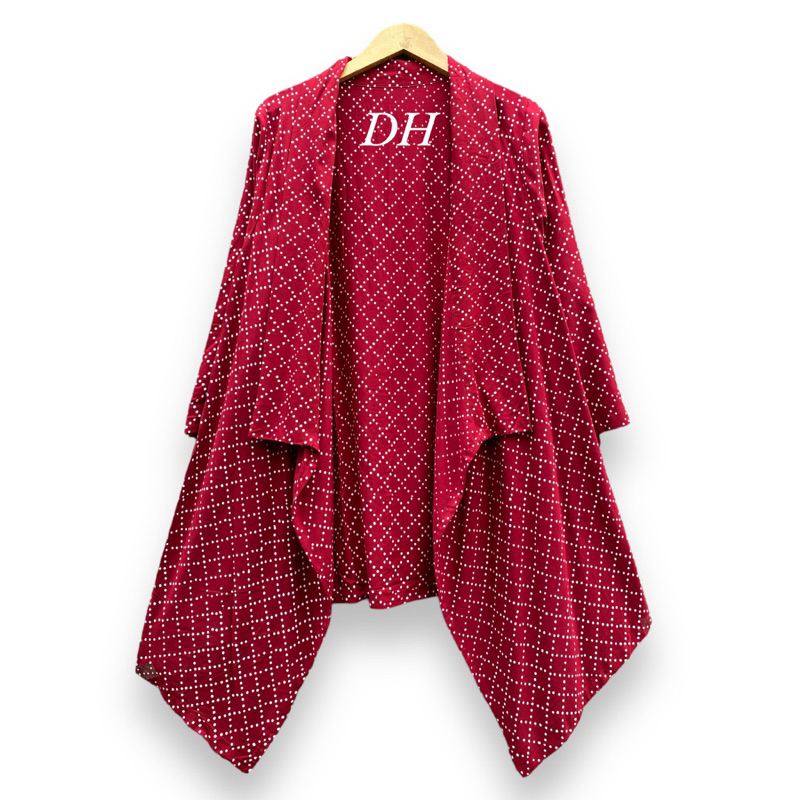 Jual Outer Blazer Cardigan Vest Bolero Wanita Bahan Rayon Cap Jumputan ...