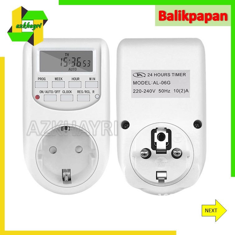 Jual Stop Kontak Listrik Digital Timer Switch Otomatis Programmable ...