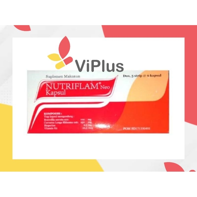 Jual Nutriflam Neo - strip 6 kapsul - ViPlus | Shopee Indonesia
