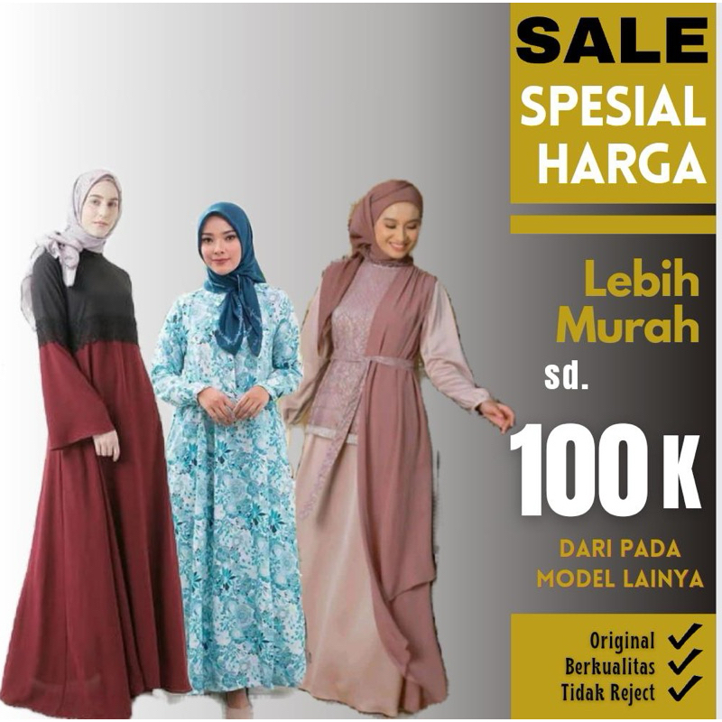 Jual AGHS HARGA HEMAT DRESS CANTIK KOLEKSI ZOYA ELZATTA 100% ORI BY ama ...
