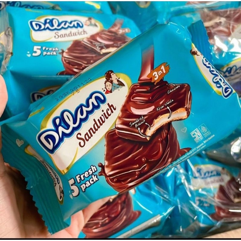 Jual Dilan Biskuit Sandwich Fresh Pack 80 g | Shopee Indonesia